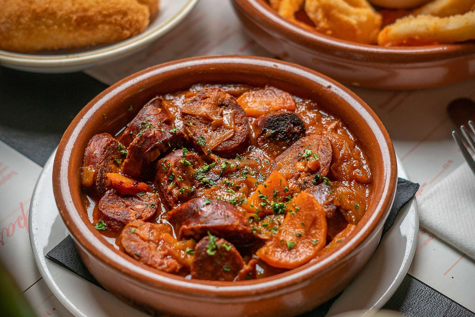 Spicy Chorizo at Best Spanish Restaurant Bar Mayfair London